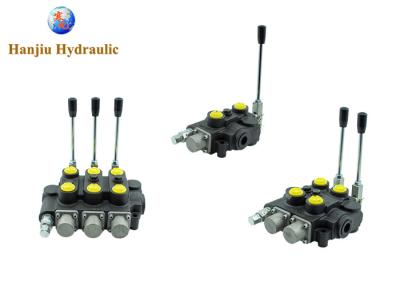 China 3 Spool Float 25 Gpm Hydraulic Dc Valve Spring Return for sale