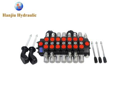 China Mobile Sectional Valves Walvoil SD8/7 7 Banks With 2 Joysticks Joystick Valves for sale