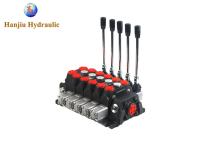 China Hydraulic Directional Control Valve Dcv100 Manual High Pressure Valves 315 Bar 5 Spools For Cranes for sale