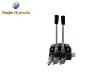China Front Loader Hydraulic Monoblock Directional Control Valve Hsdm45 45 Liters 2 Spools G1/2 Port Threads for sale