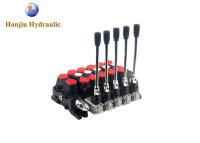 China Sectional Valves 100 Lpm 5 Spool Hydraulic Valve Max Pressure 350 Bar For Industrial for sale