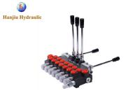 China mini excavators, backhoe Loaders Hydraulic  monoblock valves with 2 joysticks P40 7 spool valve for sale