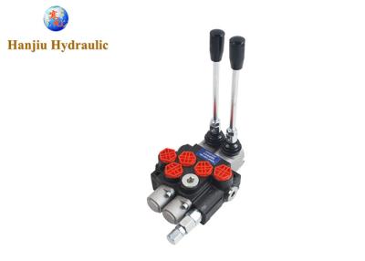 China 40 Liter Monoblock Control Valve 2P40 Two Spools G 3/8