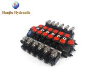China Hydraulic Multiple Sectional Directional Control Valve Hssd8 21gpm 12V 315 Bar Electric Valve for sale
