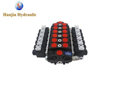 China HSSD8DC 6 Spool Solenoid Directional Hydraulic Control Valve Fit For Agriculture Tractor And Construction Sanitation Mining for sale