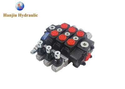 China Mining Equipment HSSD8 Series 3 Bank Hydraulic Sectional Valve 31.5Mpa 80 L/Min Flow Rate for sale