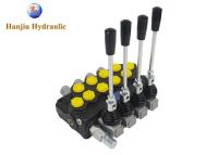 China HSSD5 Manual Directional Control Valve 4 Bank Cylinder Spool Monoblock Type Hydraulic Directional Control Valves for sale
