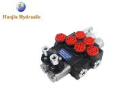 China Hydraulic Monoblock Valve 40 Liters 2 Spools Spring Return With BSPP Ports for sale
