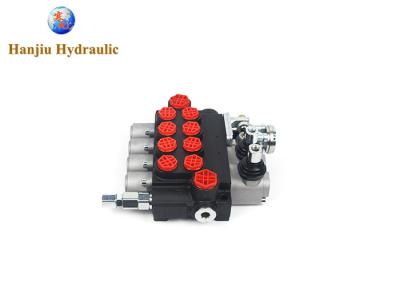 China 40 Liters  Hydraulic Monoblock Valve With Joystick Control Hydraulic Distributor Valves for sale
