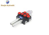 China 2 Section Hydraulic Distributor Monoblock Directional Control Valve Max Flow 40L 1-floating Section Cable Controlled P40 for sale