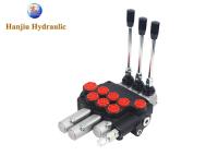 China 03P80 Manual 3 Way Hydraulic Directional Control Valve OEM Spring Return Detent Floating Function for sale