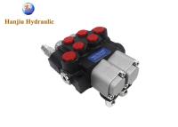 China 02P40 3 Way Manual Hydraulic Directional Control Valve OEM Spring Return Handel At 180° for sale