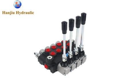 China 4P40-1A1A1A1A1GKZ1 Hydraulic Direction Valve 40L 4 Spools G3/8 Ports for sale