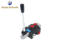 China 1P40 Monoblock Hydraulic Valve 40L Flow, 1 Spool, BSP Port G3/8, 3 Position Spring Return for sale