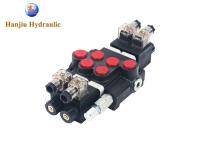 China P50 Series Monoblock Control Valves 2 Spool 50 Liters Solenoid Control 12V DC And 24V DC 250 Bar for sale