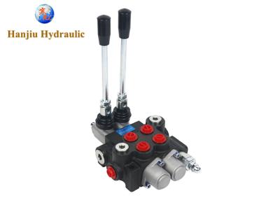 China P40 Series Monoblock Control Hydraulic Valve for motor and cylinder, 40 Liter, 2 Spools,  G 3/8 for sale