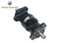 China BMRYB Dual Shaft Hydraulic Orbital Motors 80-400 cc/rev fit Kassbohrer Rolfo car transporter trailer MRB80C/C, 25mm key shaft,2 holes oval mounting flange for sale