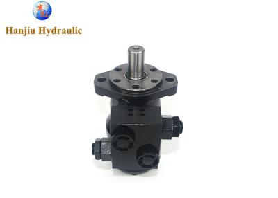 China Hydraulic Orbit Motor BMR250, 2bolts flange , 25mm straight key shaft with crossover relief valve for sale
