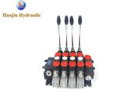 China Hydraulic Command valve DCV80-4, 4 spools 80liters with high pressure valve for sale