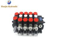China Hydraulic Command valve DCV80-4, 4 spools 80liters with high pressure valve for sale