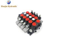 China Hydraulic Command valve DCV80-4, 4 spools 80liters with high pressure valve for sale