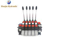 China Hand Control Valve DCV100,hydraulic Directional Control Valve 26.5 GPM, 5Spools manual control for sale