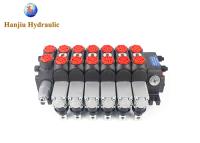 China DCV Directional Control Valve Hydraulic 15.8GPM High pressure valve with handle at 180° for sale