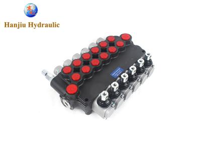 China P80 Series Monoblock Control Valves，6 handles with spring control, BSPP ports for sale