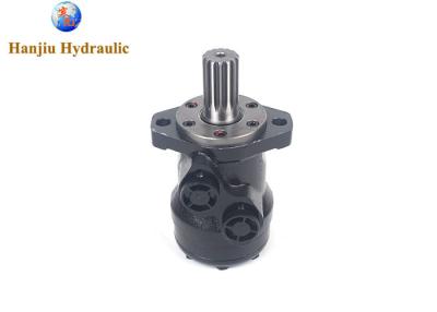 China Hydraulic orbital motor BMR80 with 2 bolts flange, spline shaft , BSPP ports for sale
