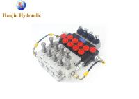 China AKON Hydraulic monoblock valve pneumatic-electric valve with 4 spools for sale