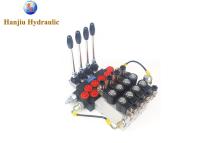 China AKON Hydraulic monoblock valve pneumatic-electric valve with 4 spools for sale