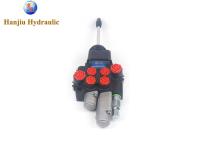 China Hydraulic directional control valve joystick valve 2P40 for backhoe loader and mounted loaders with floating function for sale