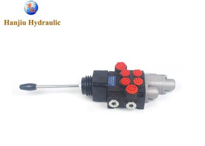 China Hydraulic directional control valve joystick valve 2P40 for backhoe loader and mounted loaders with floating function for sale
