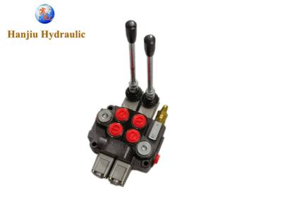 China Durable Directional Control Valve 2 Levers Double Effect 1/2'' 3/8 
