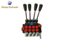 China 4P40 Main Excavator Oil Hydraulic Directional Spool Manual Control Monoblock Valve for sale