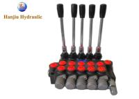 China Monoblock Hydraulic Directional Control Valve 5 Spool 21 GPM For Crane for sale