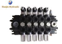 China 120LPM 5 Spools Hydraulic Directional Control Valve Side Inlet 12-18 Months Warranty for sale
