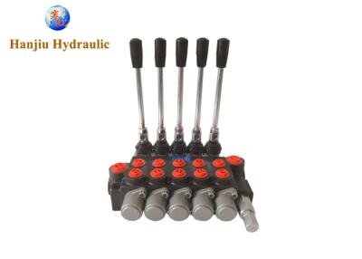 China 80LPM 5P80 Hydraulic Control Valve For Manipulators With Manual Control for sale