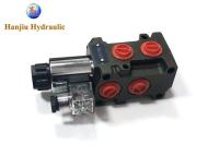 China 6 Port Hydraulic Control Valve 13gpm BSP Oil Threads DVS6 Solenoid Directional Valve For Loader for sale
