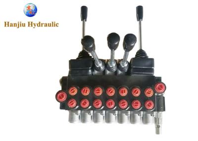 China Hydraulic Control 7 Levers 45 Liters Platform Monoblock Control Valve 7sects Standard Bulgaaria for sale