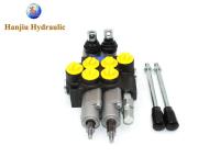 China Hydraulic Distributors Control Valves Floating Position Double Acting Monoblock 2 Spools for sale
