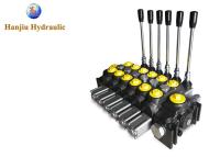 China SDS180 Hydraulic Sectional Valve Manual 140 Liters 36.8GPM 6 Spools for sale