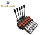 China Hydraulic Monoblock Control Valve 80 Liters 31.5mpa 5 Banks Manual Control With Pneumatic Control for sale