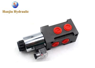 China SVV90 Hydraulic Control Valve Solenoid 24V 90 Liters G3/4 1 Lever for sale