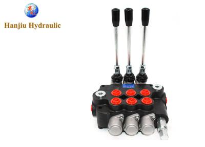 China Hydraulic Agricultural Machines Directional Control Valve 3 Levers 21gpm Monoblock for sale