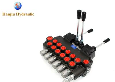 China 6 Spool 21 Gpm Hydraulic Directional Control Valve For Forestry Machinery for sale