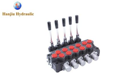 China 6 Spool 45lt Monoblock Directional Control Valve Hydraulic for sale