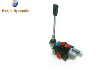 China Mini Loader Hydraulic Spool Valve 1 Section With 1 Spools A 40l/Min Detent Valve Closed Center for sale