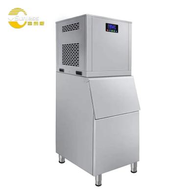 China 250kg/24h 300kg/24h Commercial Ice Maker Stainless Steel Small Block Ice Maker Automatic for sale
