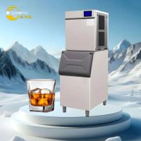 China Air Cooled Commercial Ice Maker Automatic Large Square Ice Cube Machine 500kg - 1000kg for sale
